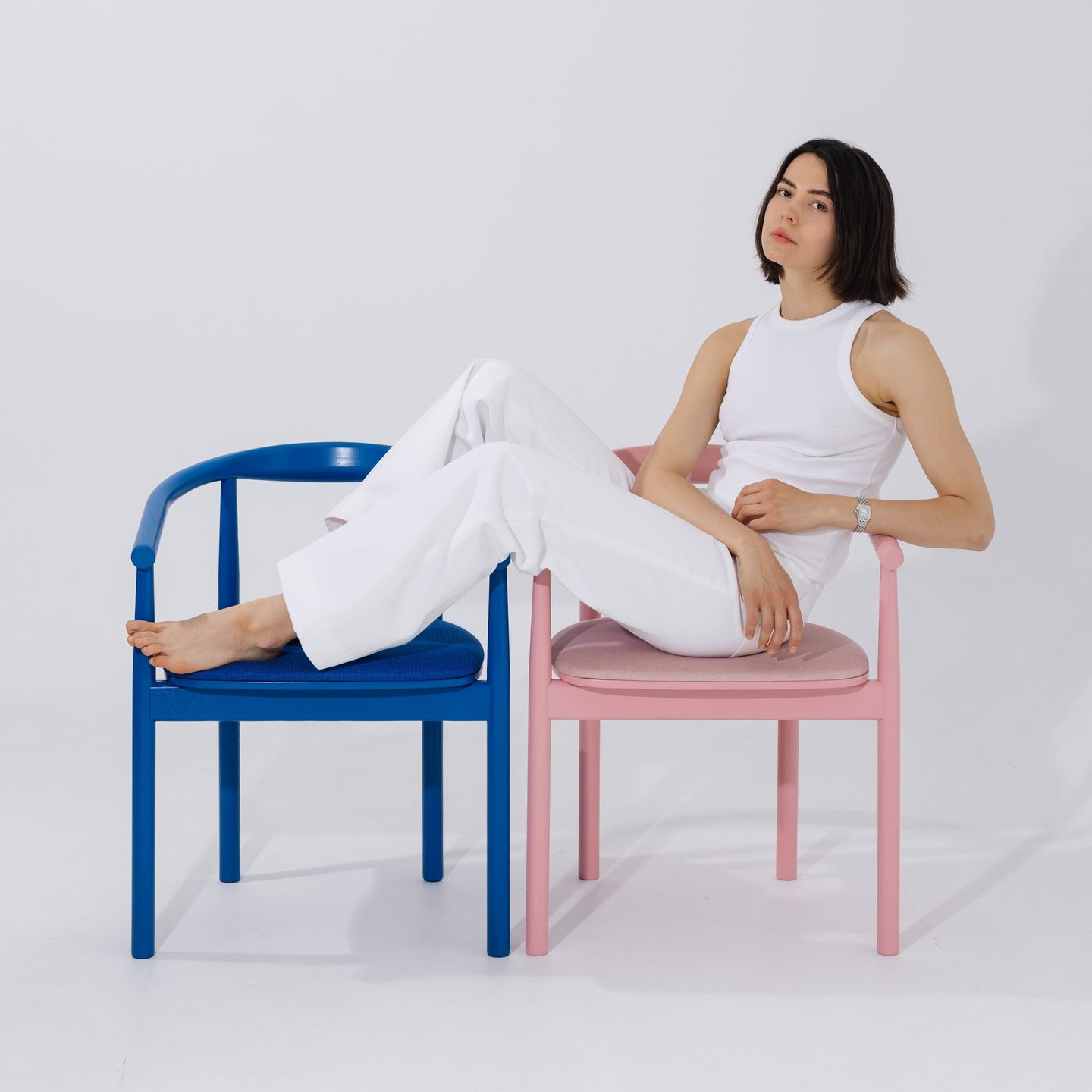 Chaise Contour Bleu | Colortherapis